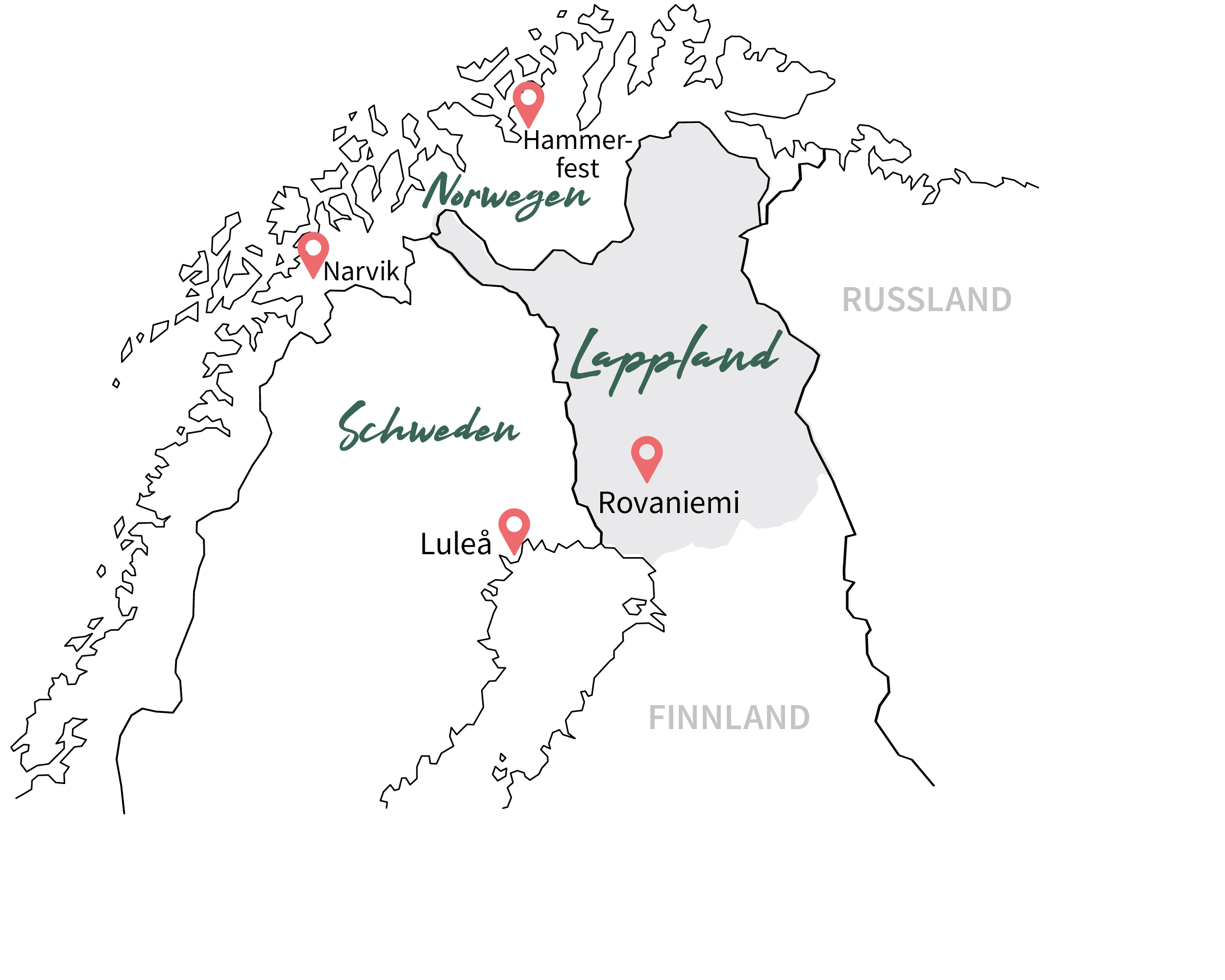 Ihr Lappland Urlaub: Rentiere, Huskys und der Santa | erlebe Lappland